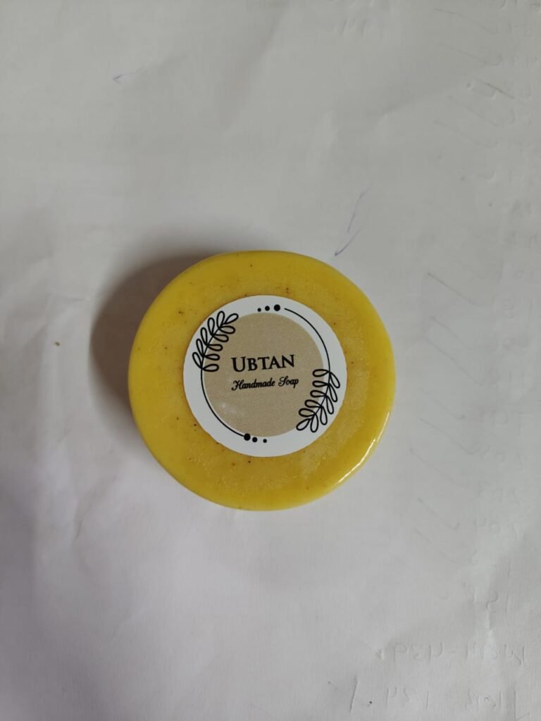 Ubtan Soap - Round 100g. (Opaque Yellow) 360 Soap Pcs