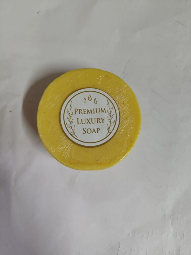 Ubtan Soap - Round 100g. (Opaque Yellow) 360 Soap Pcs