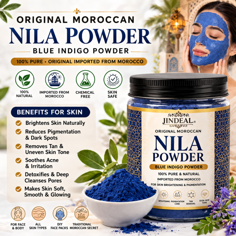 Buy Moroccan Nila Powder | Original Blue Indigo Powder India